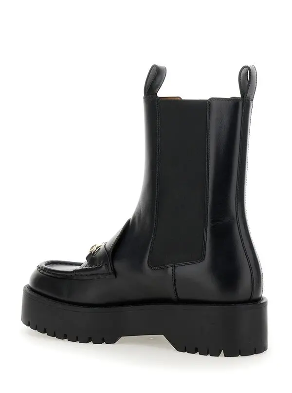 Gucci Leather Ankle Boots - Multicolor