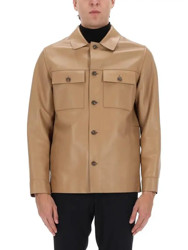 BOSS C-malid Regular Fit Jacket - Cream