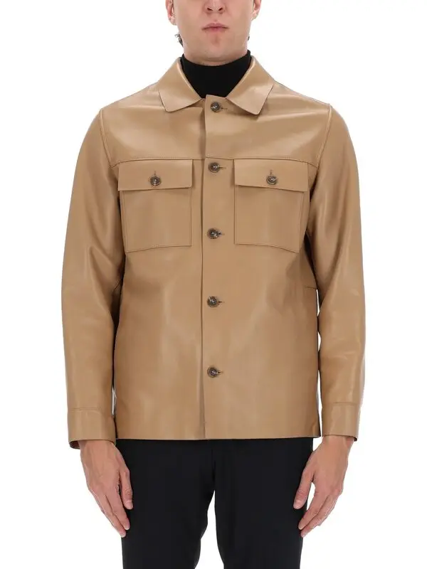 BOSS C-malid Regular Fit Jacket - Cream