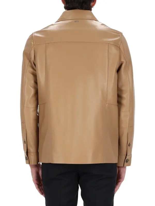 BOSS C-malid Regular Fit Jacket - Cream