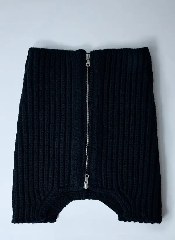 Dries Van Noten Zip-up Scarf - Black