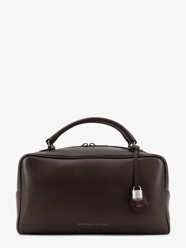 Brunello Cucinelli Boston Explorer Leather Crossbody Bag - Multicolor