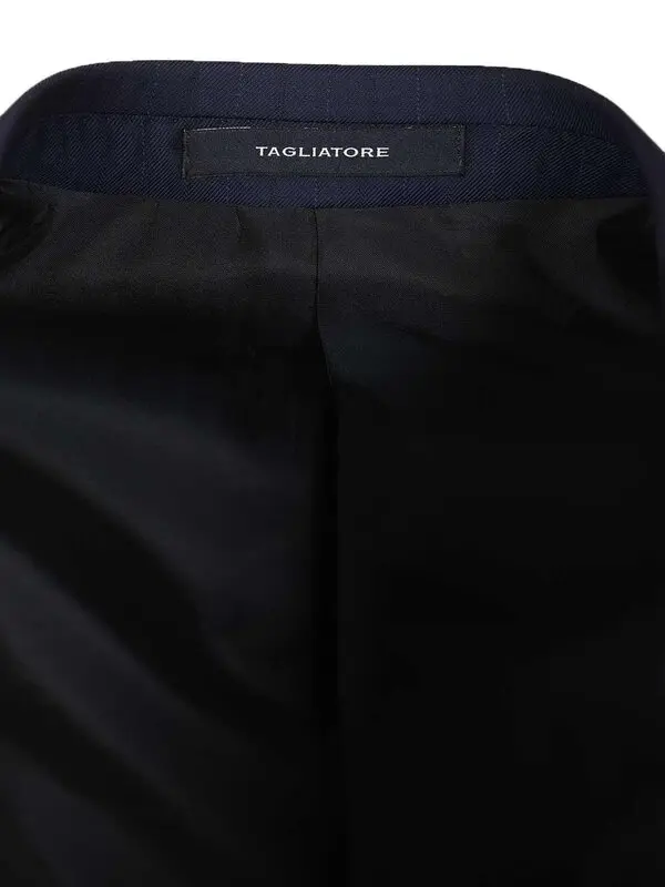Tagliatore Pinstripe Suit - Blue