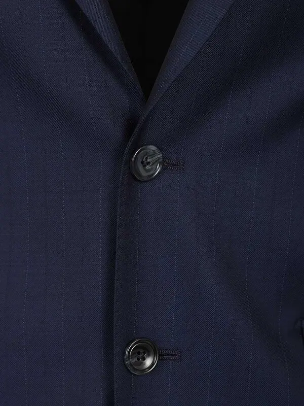 Tagliatore Pinstripe Suit - Blue