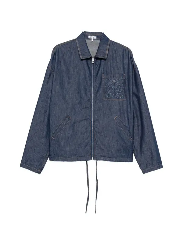 Loewe Anagram Denim Jacket - Multicolor