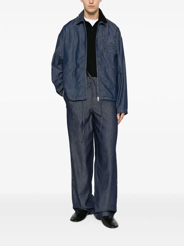 Loewe Anagram Denim Jacket - Multicolor