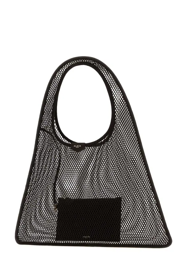 Alaïa Dark Mesh One Piece Shopping Bag