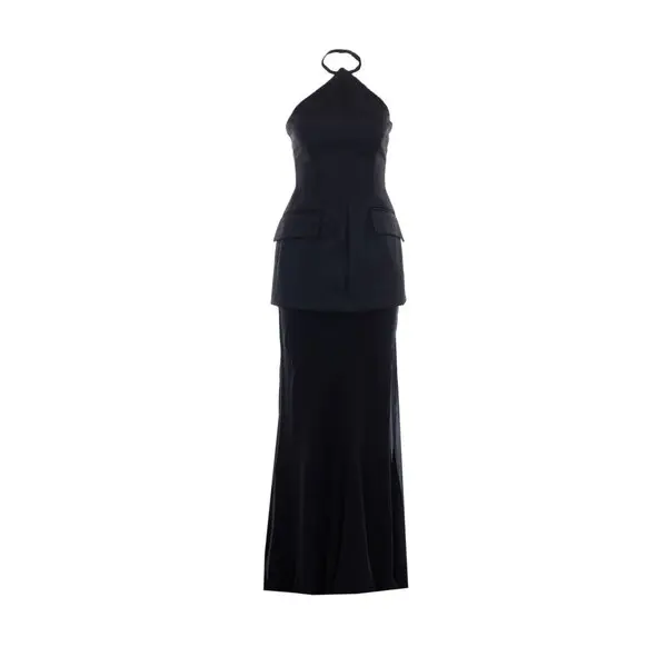 Sportmax Pinne Double Material Dress
