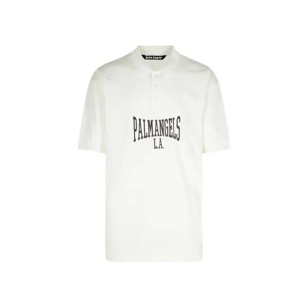 Palm Angels College Logo Polo