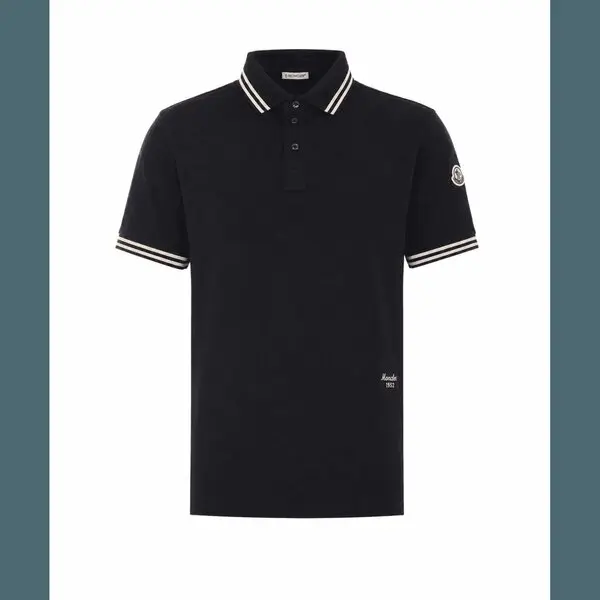 Moncler Logo Polo - Blue