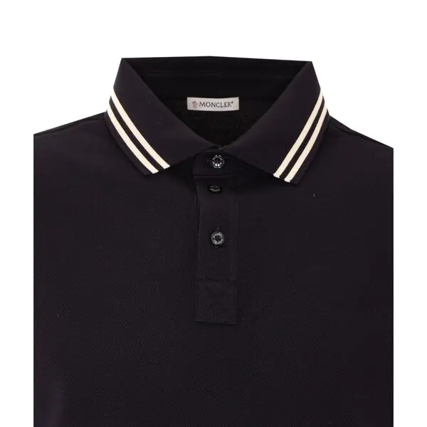 Moncler Logo Polo - Blue