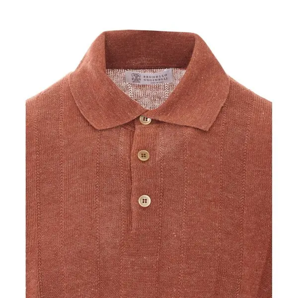 Brunello Cucinelli Linen And Cotton Polo