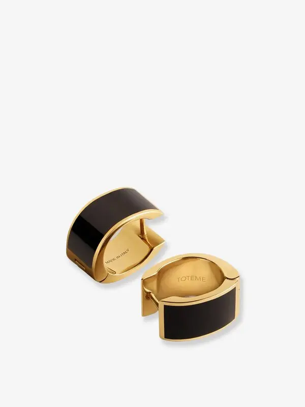 TOTEME Signature Brass Earrings - Multicolor