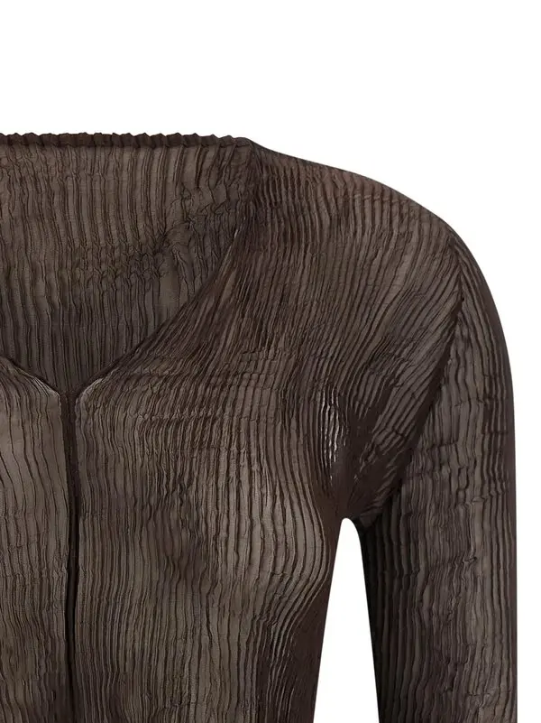 Issey Miyake Chiffon Twist 1' Top