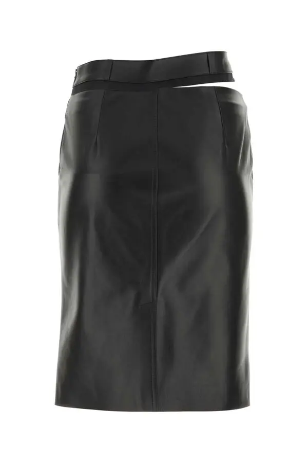 Fendi Leather Skirt