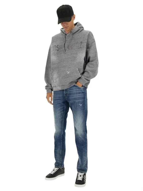 Dsquared2 Sweatshirt With Logo - Gray