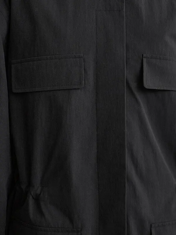 TOTEME Cotton Utility Jacket - Black