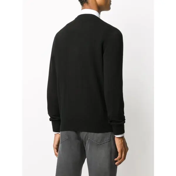 Brunello Cucinelli Cashmere Crew Neck Sweater - Black