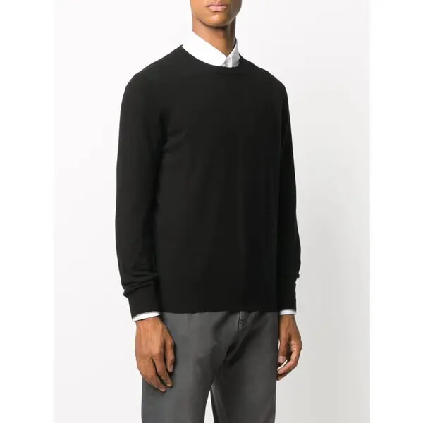 Brunello Cucinelli Cashmere Crew Neck Sweater - Black