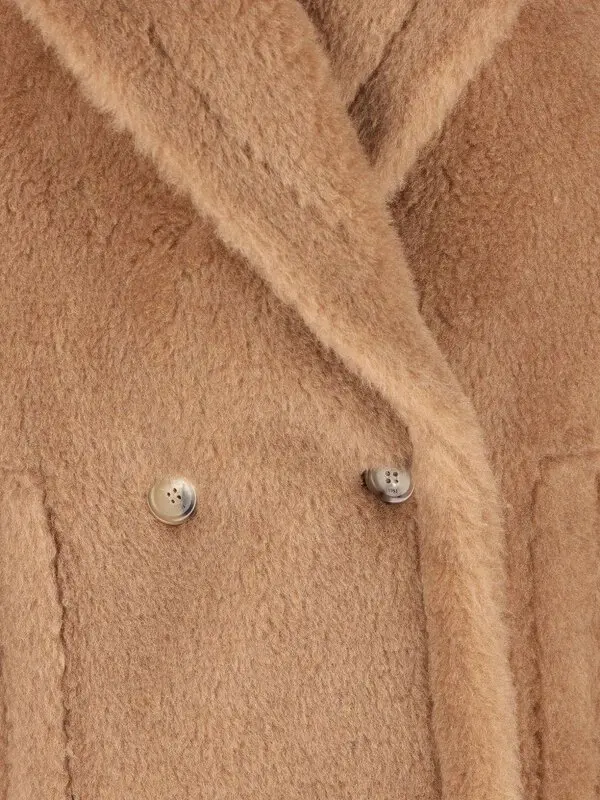 Max Mara Wool Double-breasted Vest - Multicolor