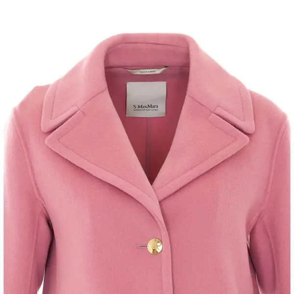 Max Mara Smmsissy Single-breasted Wool Drap Jacket
