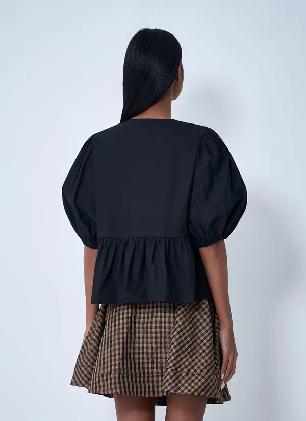 GANNI Peplum Blouse
