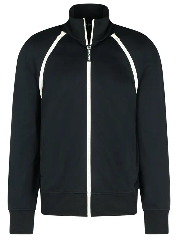 Palm Angels Polyester Blend Track Jacket - Black