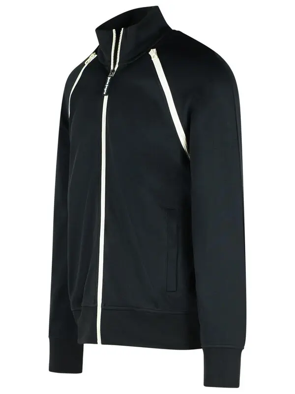 Palm Angels Polyester Blend Track Jacket - Black