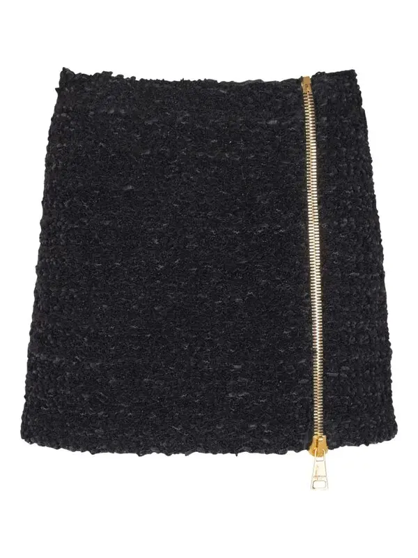 Balmain Tweed Mini Skirt - Multicolor