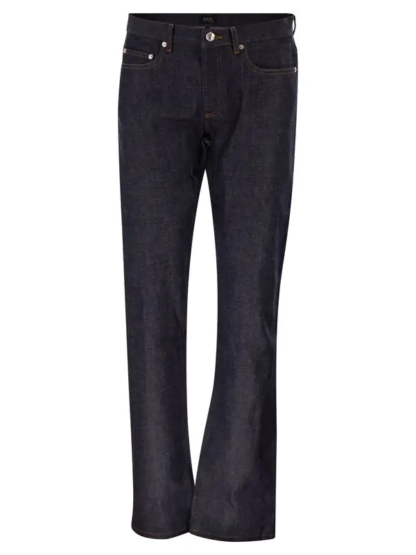 A.p.c. Jean New Standard Jeans In Pure Rigid Denim Cotton - Multicolor