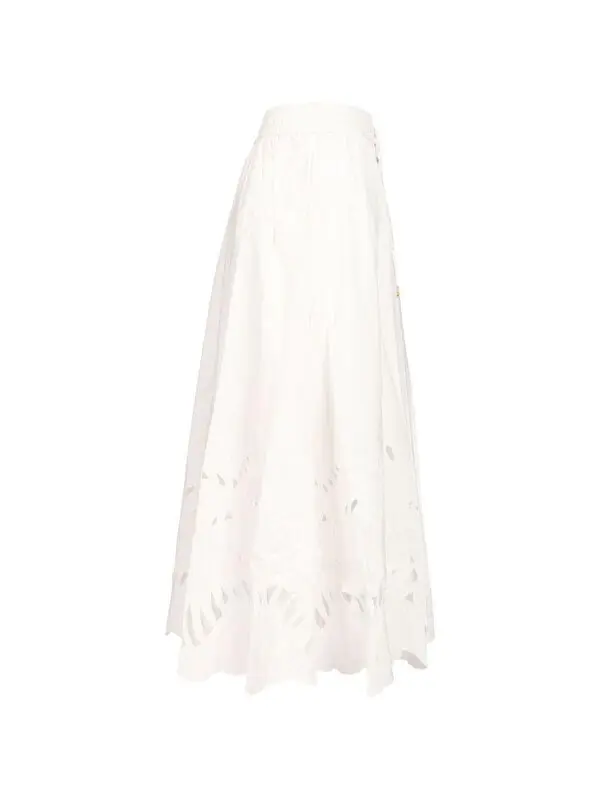 Zimmermann Mahon Cotton Midi Skirt - Multicolor