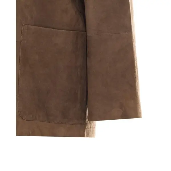 Max Mara Smmastrale Suede Jacket - Brown