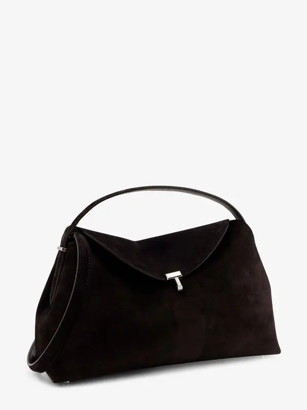 TOTEME T-lock Suede Handbag