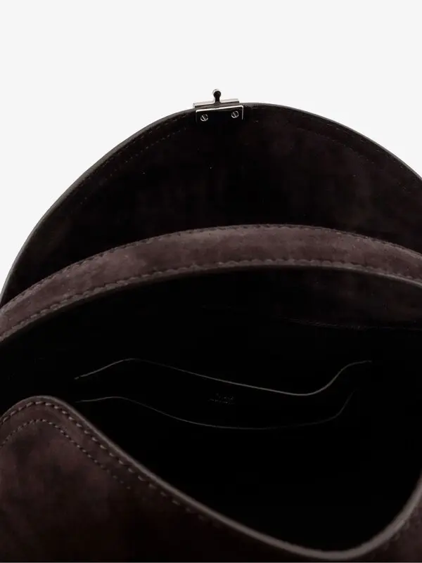 TOTEME T-lock Suede Handbag
