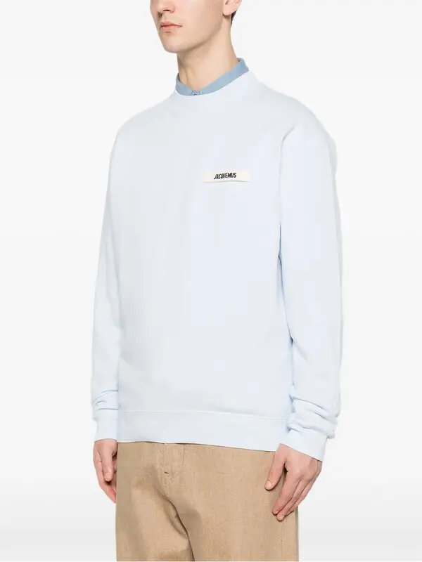 Jacquemus Le Sweatshirt Gros Grain In Cotton