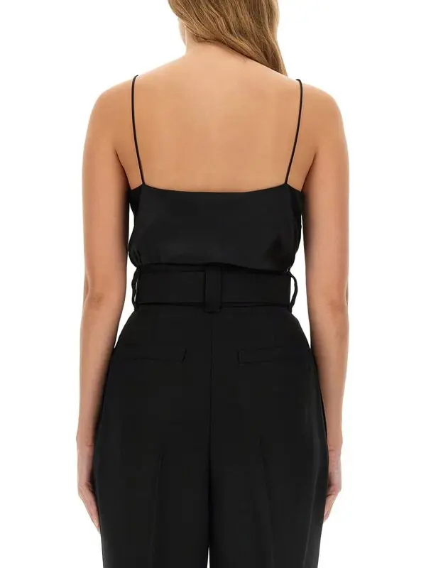 Max Mara Metello Silk V Neck Camisole Top