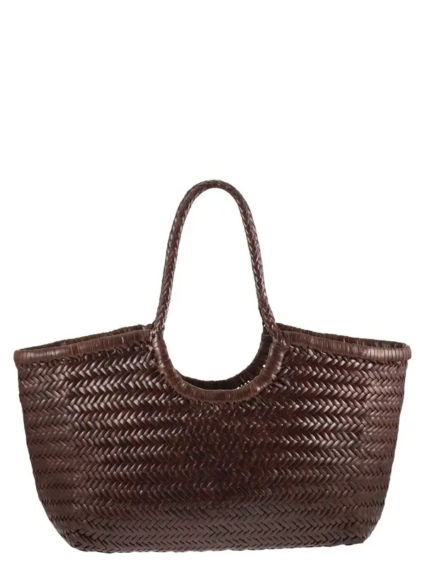 Dragon Diffusion Nantucket Leather Basket Bag - Brown
