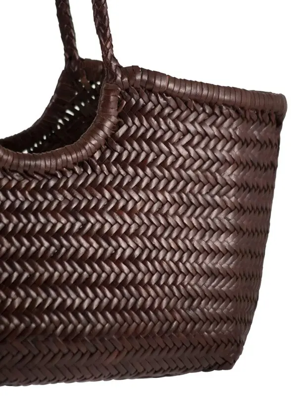 Dragon Diffusion Nantucket Leather Basket Bag - Brown