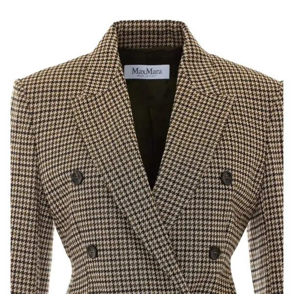 Max Mara Mxmeccelso Double Breasted Blazer - Multicolor