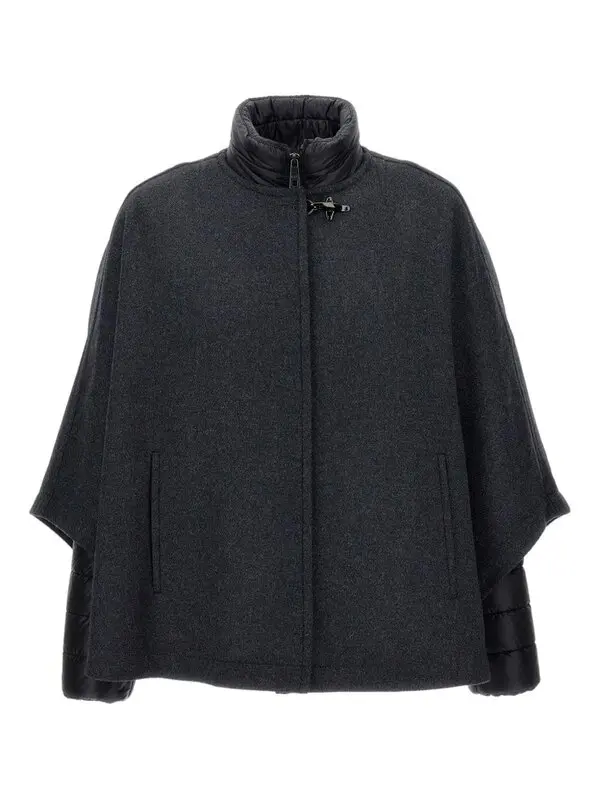 FAY Reversible Cape - Multicolor