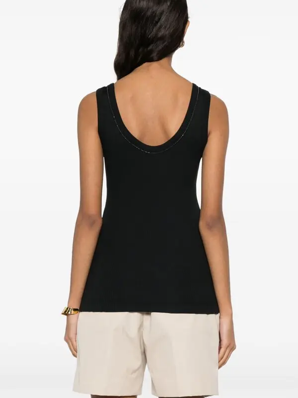 Brunello Cucinelli Cotton Tank Top - Multicolor