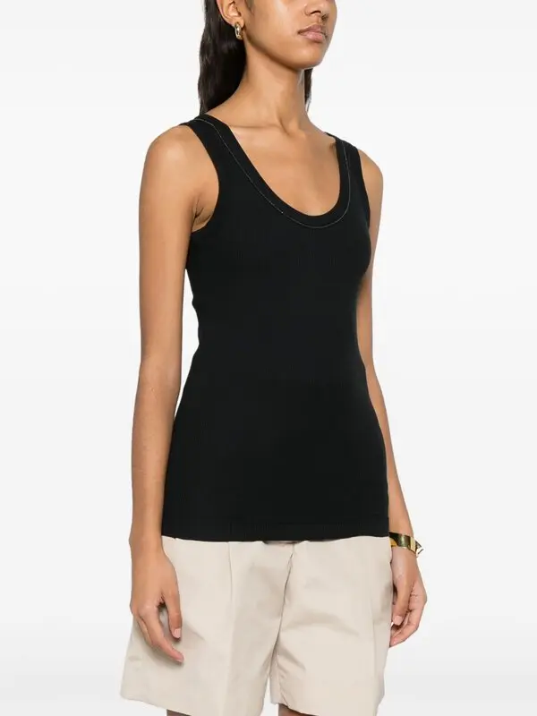 Brunello Cucinelli Cotton Tank Top - Multicolor