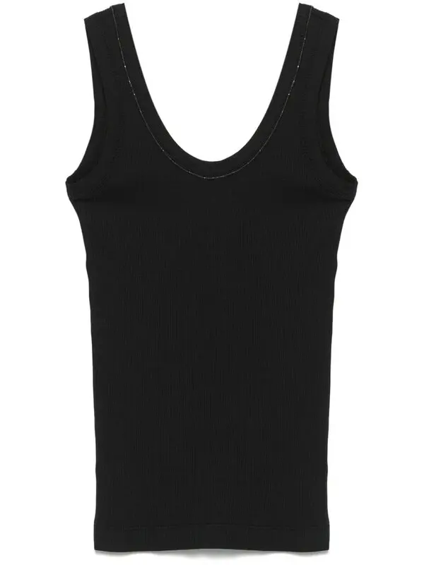 Brunello Cucinelli Cotton Tank Top - Multicolor