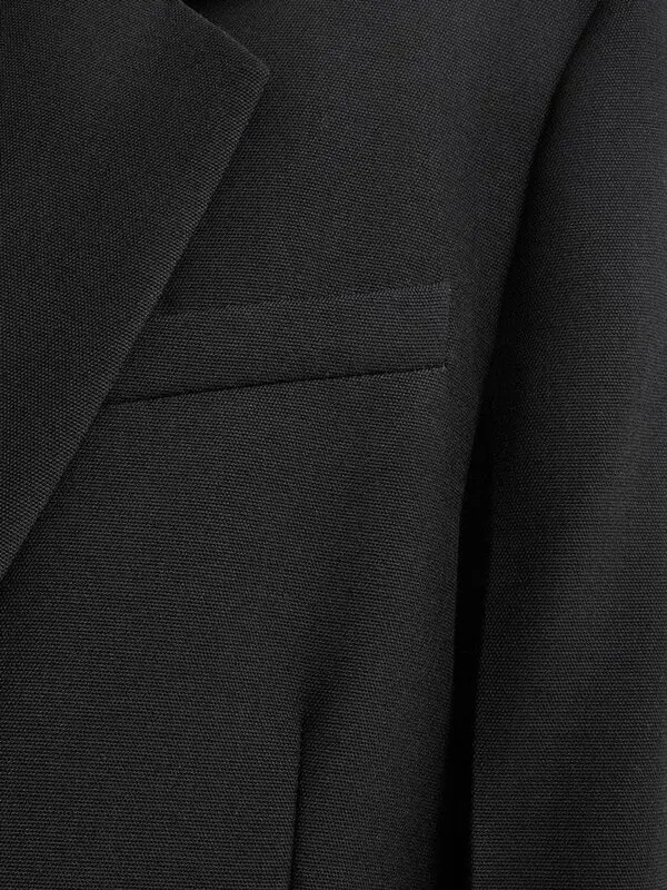 TOTEME Tailored Wool Blend Blazer - Black