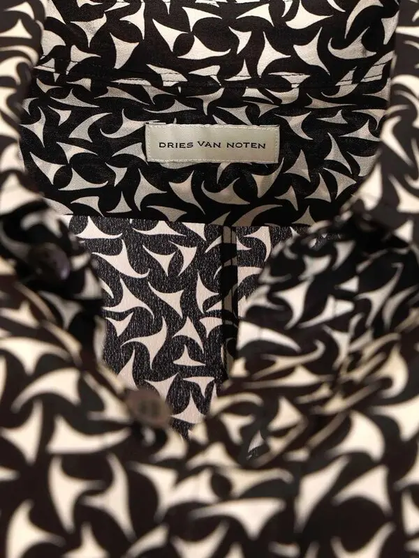Dries Van Noten Silk Shirt - Black