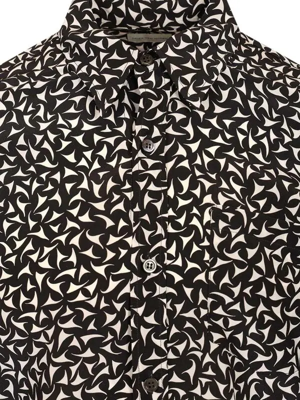 Dries Van Noten Silk Shirt - Black