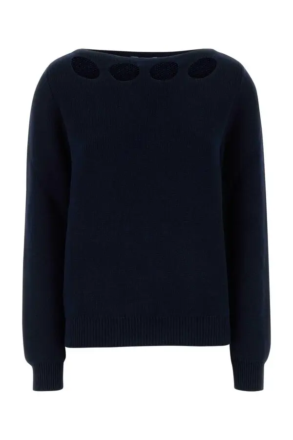Prada Navy Cotton Sweater