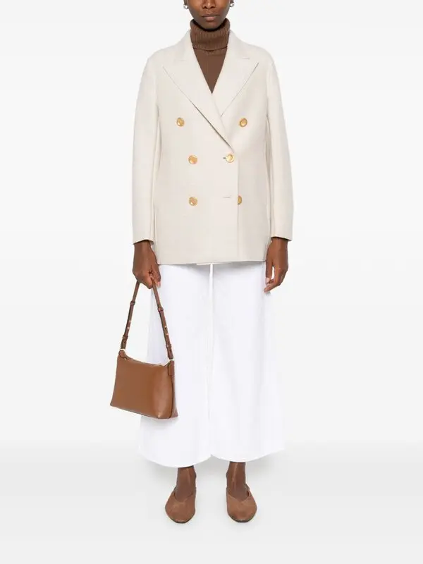 Harris Wharf London Wool Double-breasted Coat