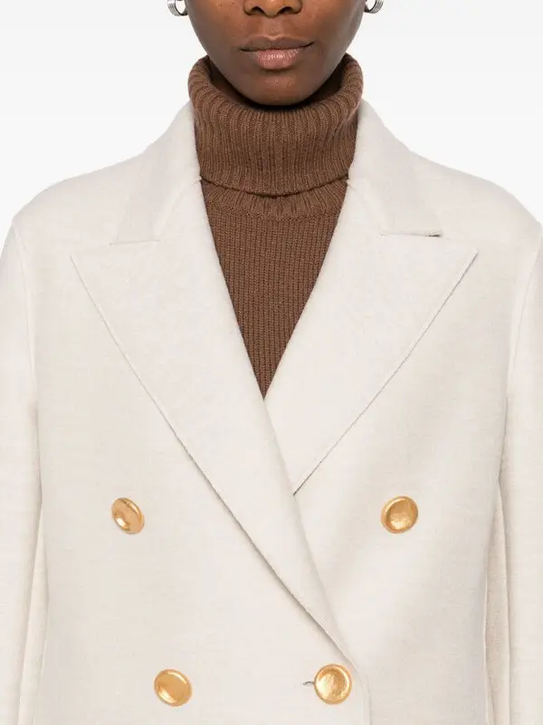 Harris Wharf London Wool Double-breasted Coat