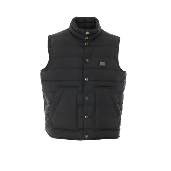 Dolce & Gabbana Logo Plaque Down Vest